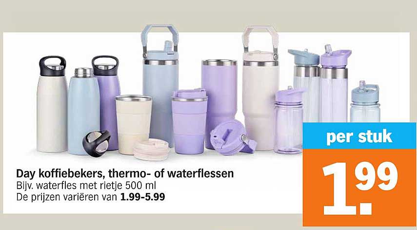 Day Koffiebekers, Thermo- Of Waterflessen Aanbieding bij Albert Heijn ...