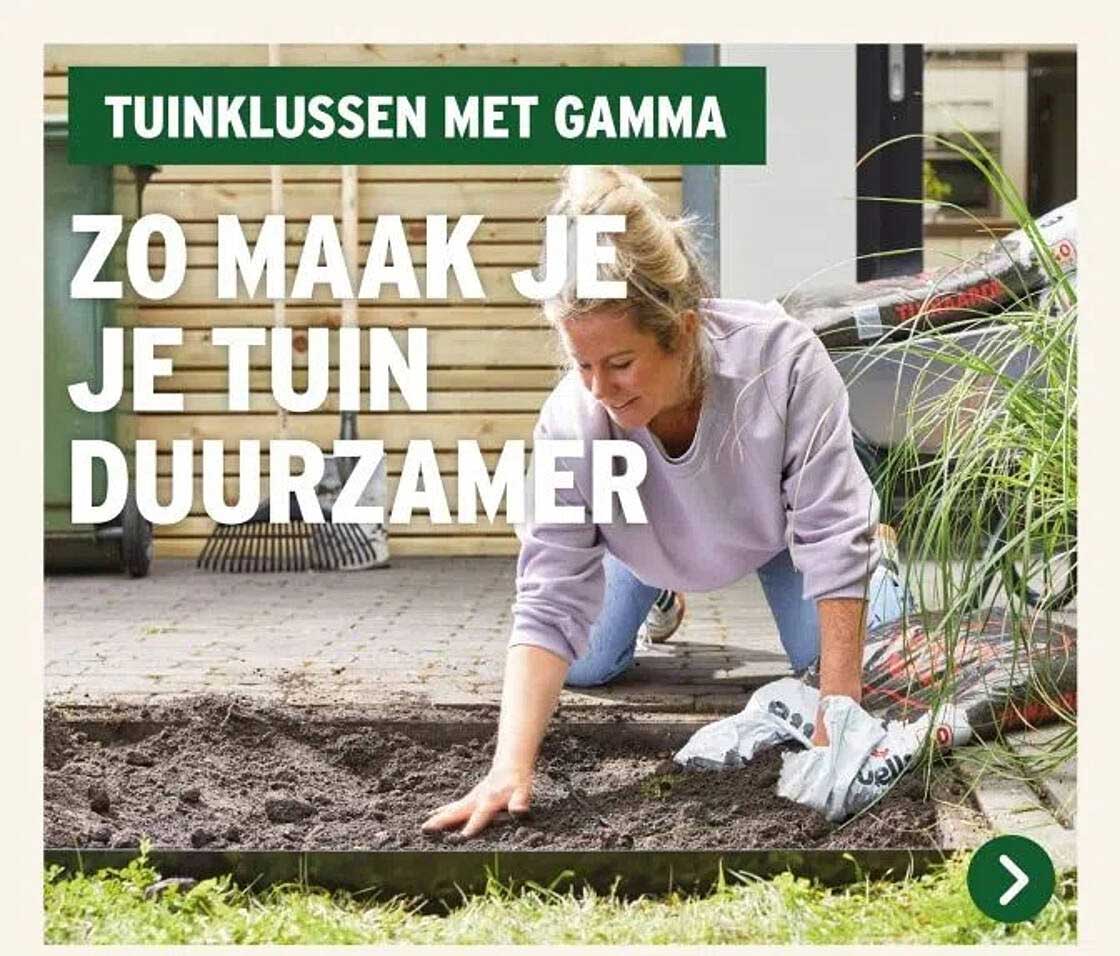 Tuin Klussen Met Gamma - Zo Maak Je Je Tuin Duurzamer aanbieding bij GAMMA