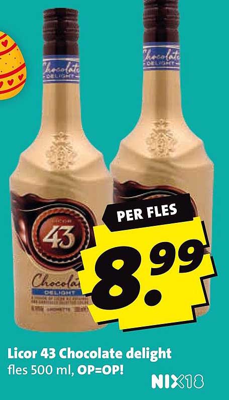 Licor 43 Chocolate Delight Fles 500 Ml, Op=Op! Aanbieding bij Boni ...