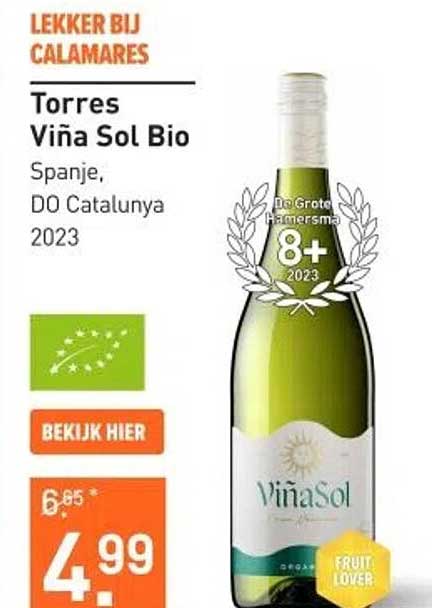 Torres Viña Sol Bio aanbieding bij Gall & Gall