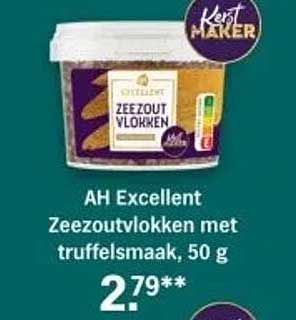 Ah Excellent Zeezoutvlokken Met Truffelsmaak aanbieding bij Albert Heijn