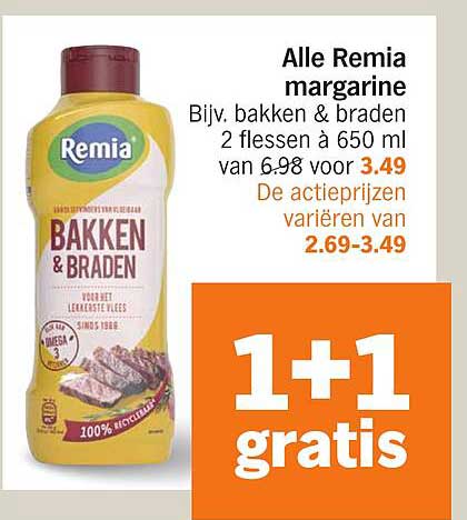Alle Remia Margarine Aanbieding bij Albert Heijn - FolderFeest.nl