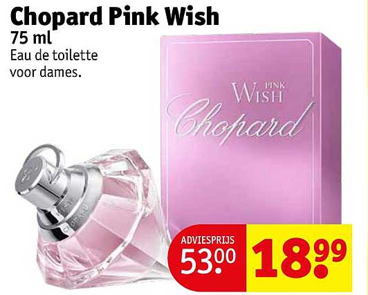 Chopard Pink Wish aanbieding bij Kruidvat