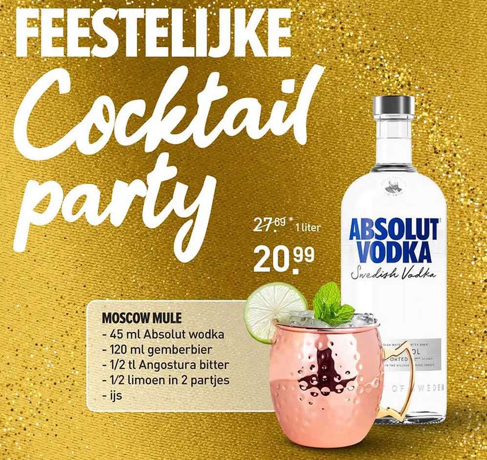Feestelijke Cocktail Party aanbieding bij Gall & Gall