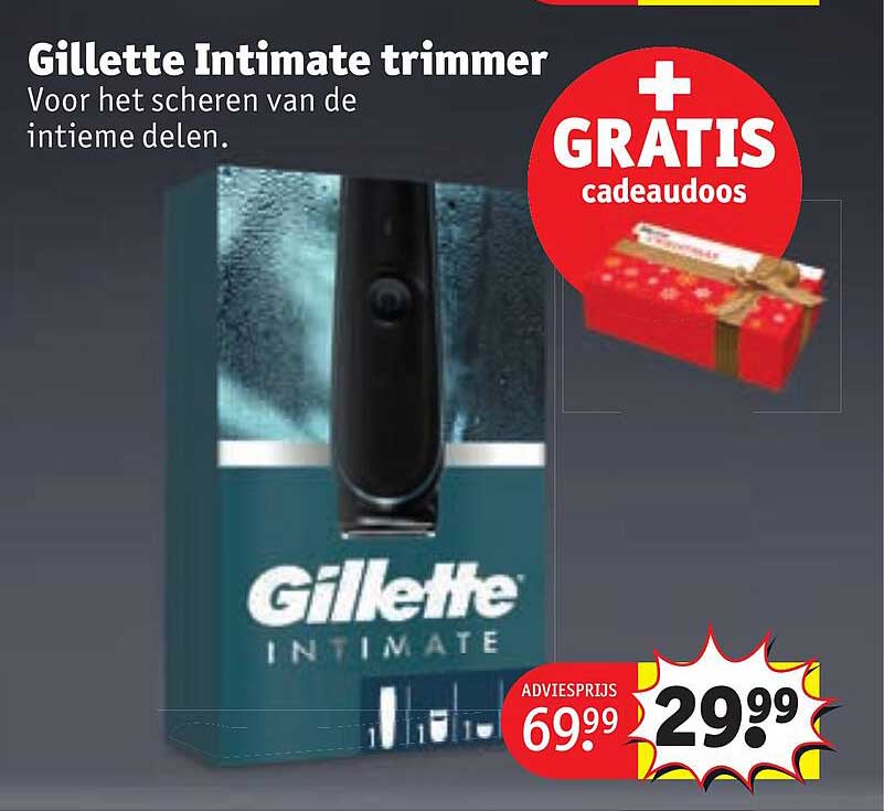 Gillette Intimate Trimmer aanbieding bij Kruidvat