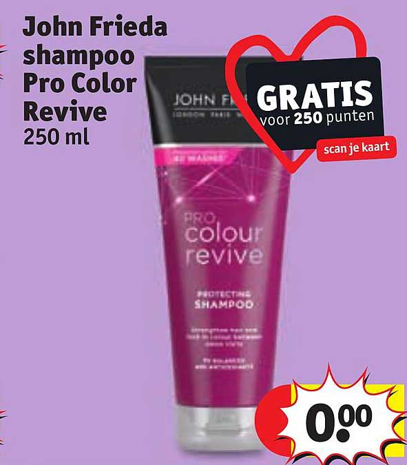 John Frieda Shampoo Pro Color Revive aanbieding bij Kruidvat