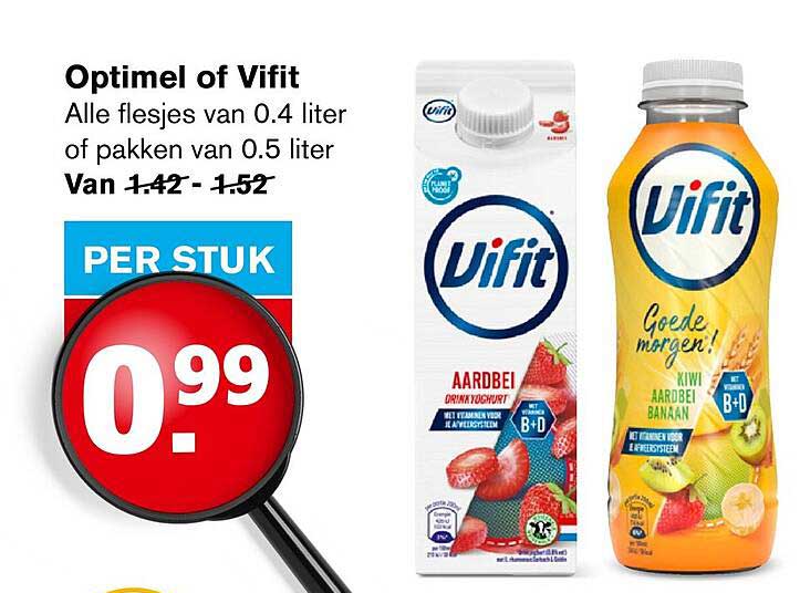 Optimal Of Vifit aanbieding bij Hoogvliet