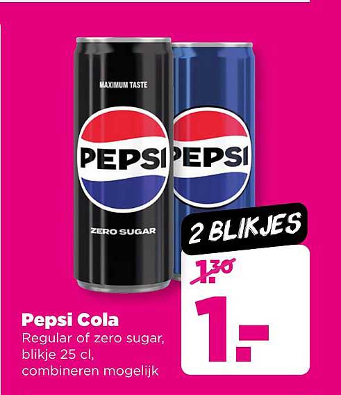 Pepsi Cola aanbieding bij PLUS