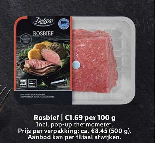 Rosbief aanbieding bij Lidl