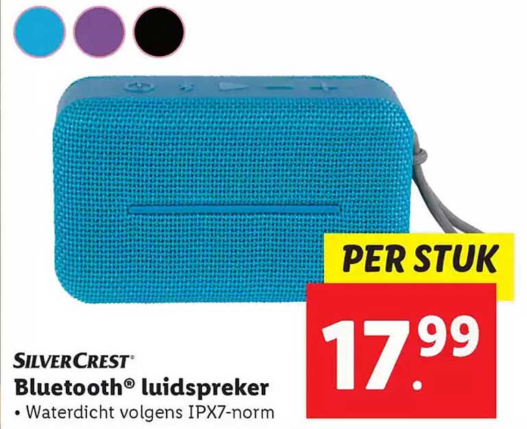 Silvercrest Bluetooth® Luidspreker Aanbieding bij Lidl - FolderFeest.nl