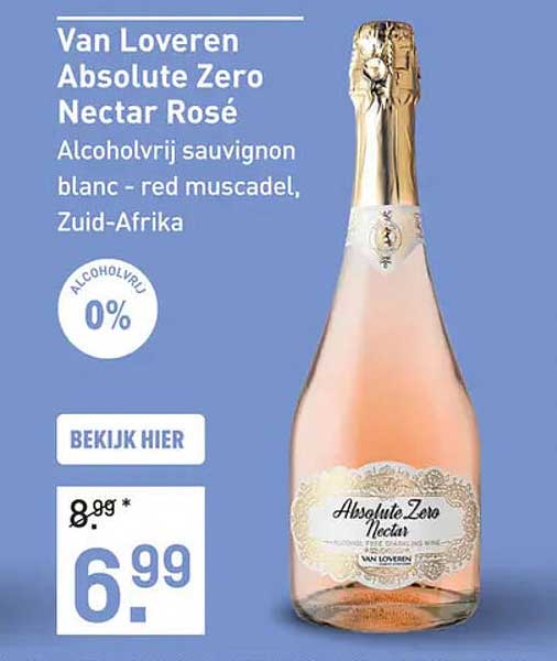 Van Loveren Absolute Zero Nectar Rosé aanbieding bij Gall & Gall