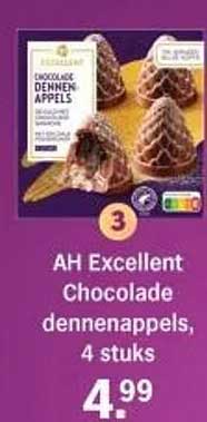Ah Excellent Chocolade Dennenappels, 4 Stuks Aanbieding bij Albert ...