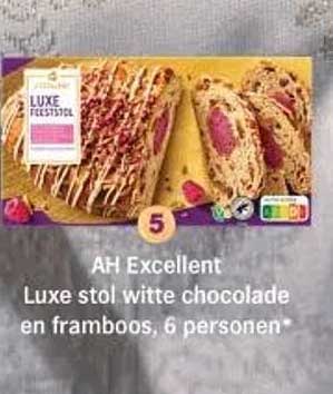 Ah Excellent Luxe Stol Witte Chocolade En Framboos, 6 Personen ...