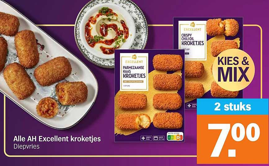 Alle Ah Excellent Kroketjes Aanbieding bij Albert Heijn - FolderFeest.nl