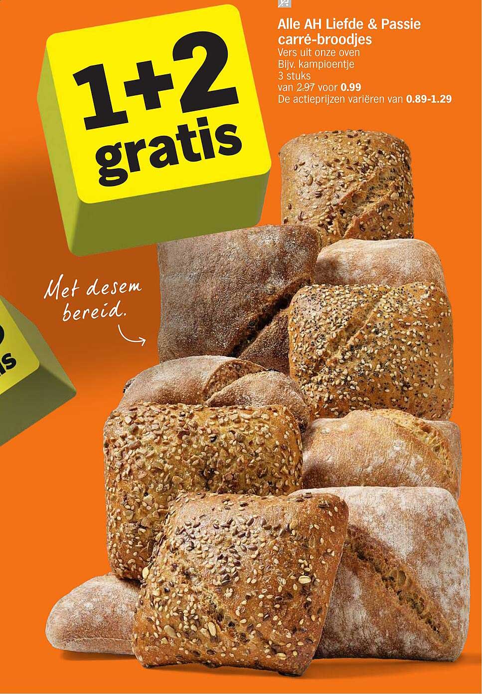 Alle Ah Liefde & Passie Carré-Broodjes Aanbieding bij Albert Heijn ...