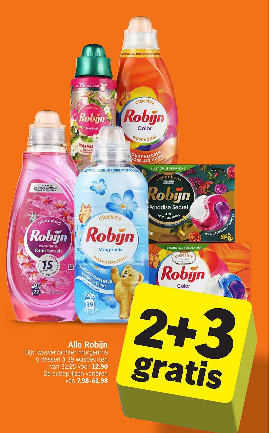Alle Robijn Aanbieding bij Albert Heijn - FolderFeest.nl
