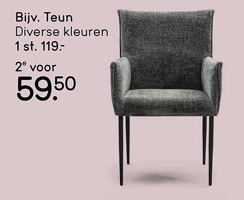 Bijv. Jesse Diverse Kleuren 1 St. 119,- 2E Voor 59.50 Aanbieding bij ...