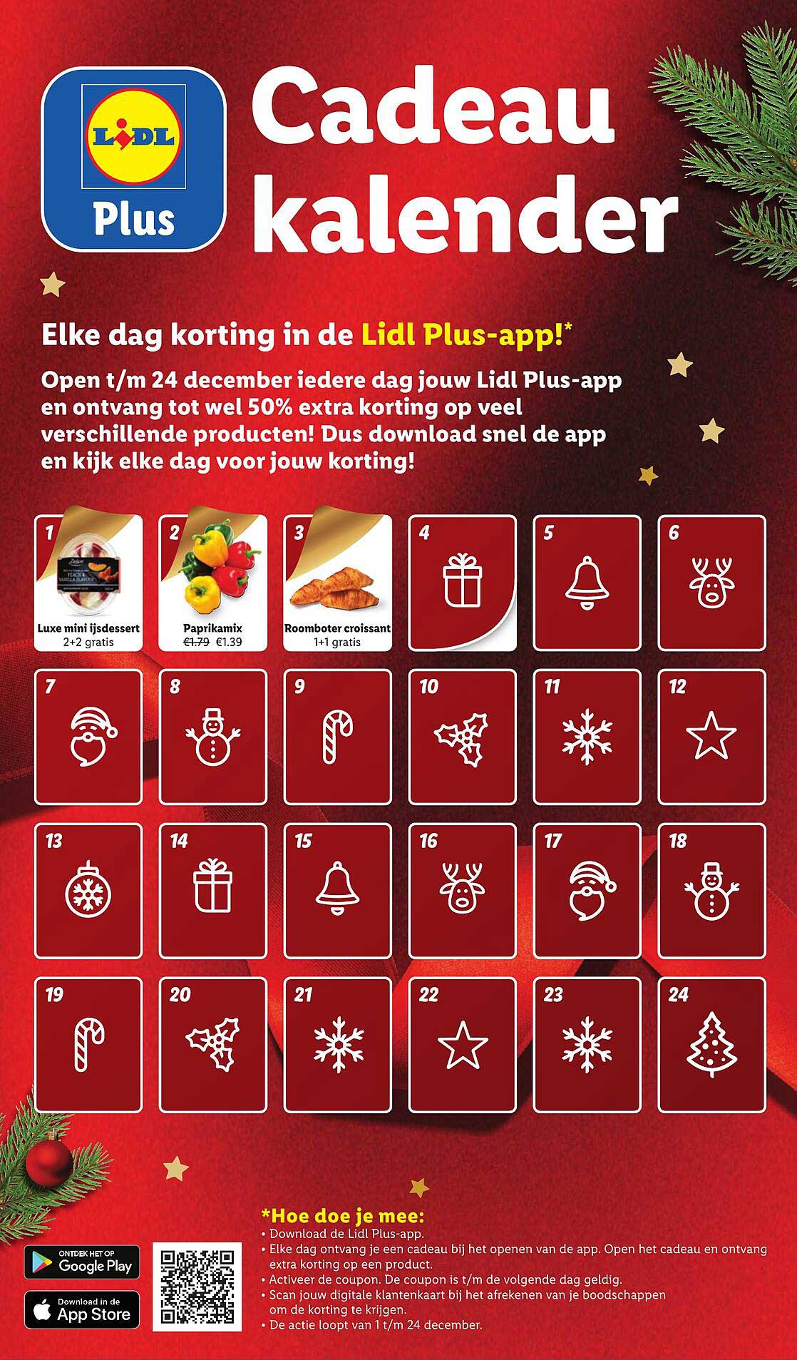 Cadeau Kalender Aanbieding bij Lidl - FolderFeest.nl