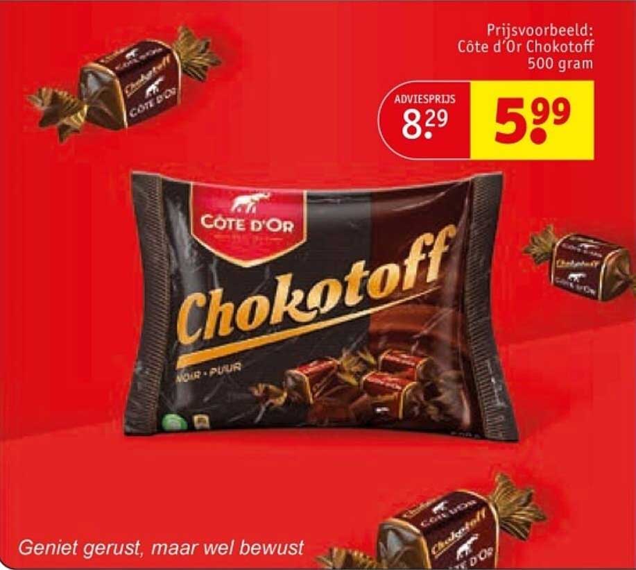 Côte D'or Chokotoff 500 Gram Aanbieding bij Kruidvat - FolderFeest.nl