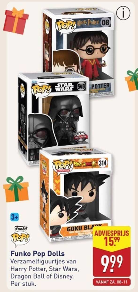 Funko Pop Dolls Aanbieding bij ALDI - FolderFeest.nl