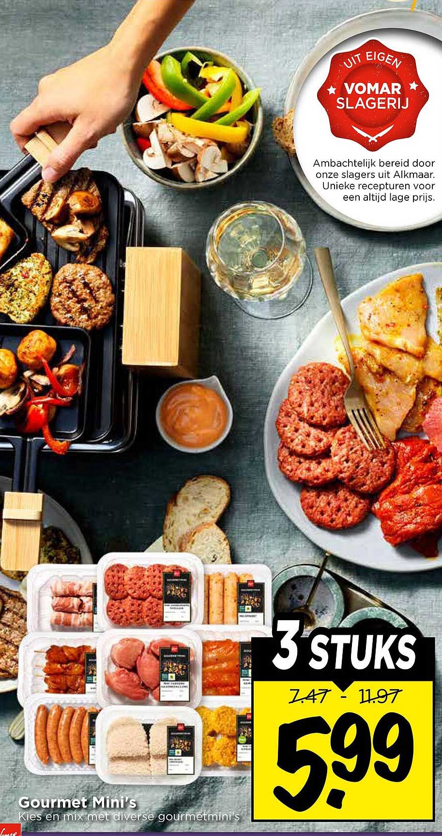 Gourmet Mini's Aanbieding bij Vomar - FolderFeest.nl