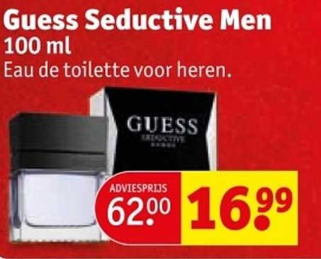 Guess Seductive Men 100 Ml Aanbieding bij Kruidvat - FolderFeest.nl