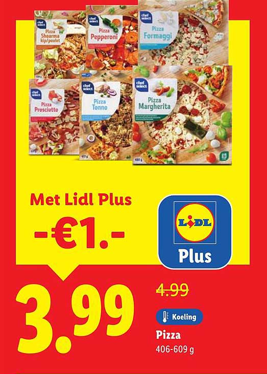 Pizza Aanbieding bij Lidl - FolderFeest.nl