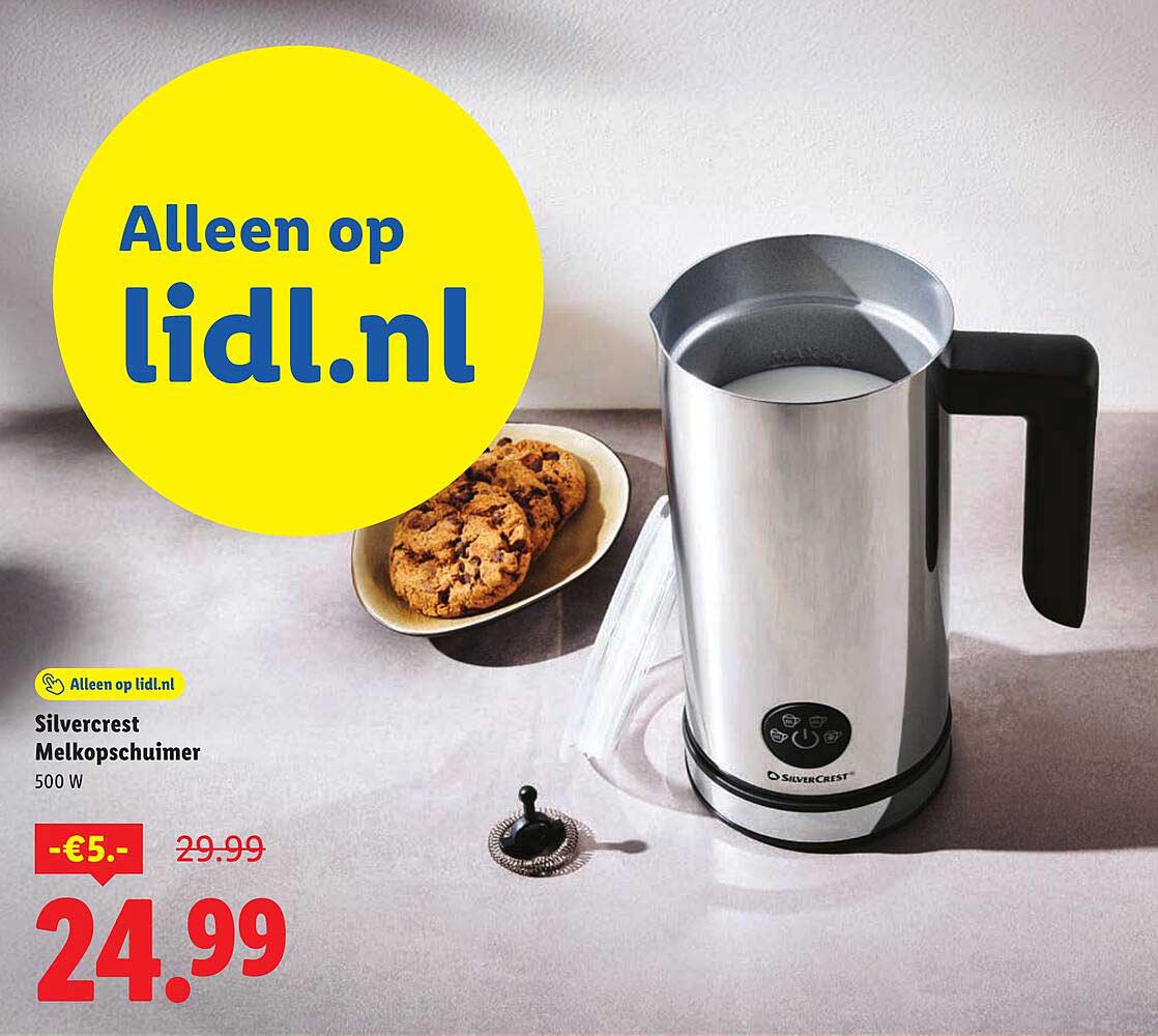 Silvercrest Melkopschuimer Aanbieding bij Lidl - FolderFeest.nl