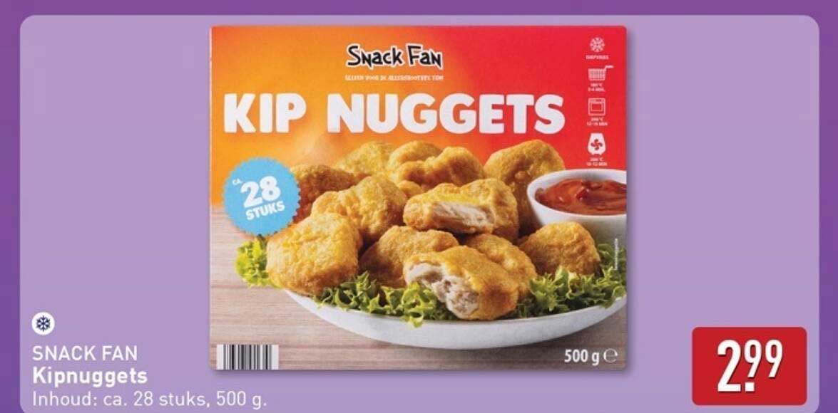 Snack Fan Kip Nuggets Aanbieding bij ALDI - FolderFeest.nl