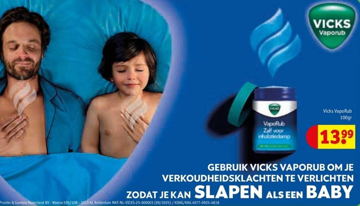 Vicks Vaporub 100Gr Aanbieding bij Kruidvat - FolderFeest.nl
