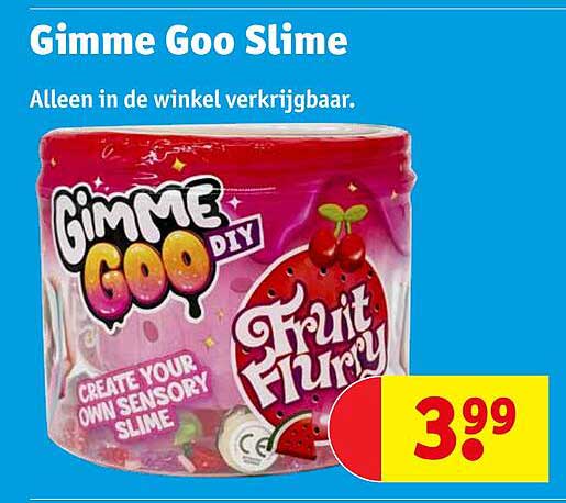 Gimme Goo Slime Aanbieding bij Kruidvat - FolderFeest.nl