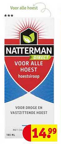 Natterman Direct Voor Alle Hoest Hoestsiroop Aanbieding bij Kruidvat ...