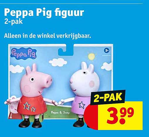Peppa Pig Figuur Aanbieding bij Kruidvat - FolderFeest.nl