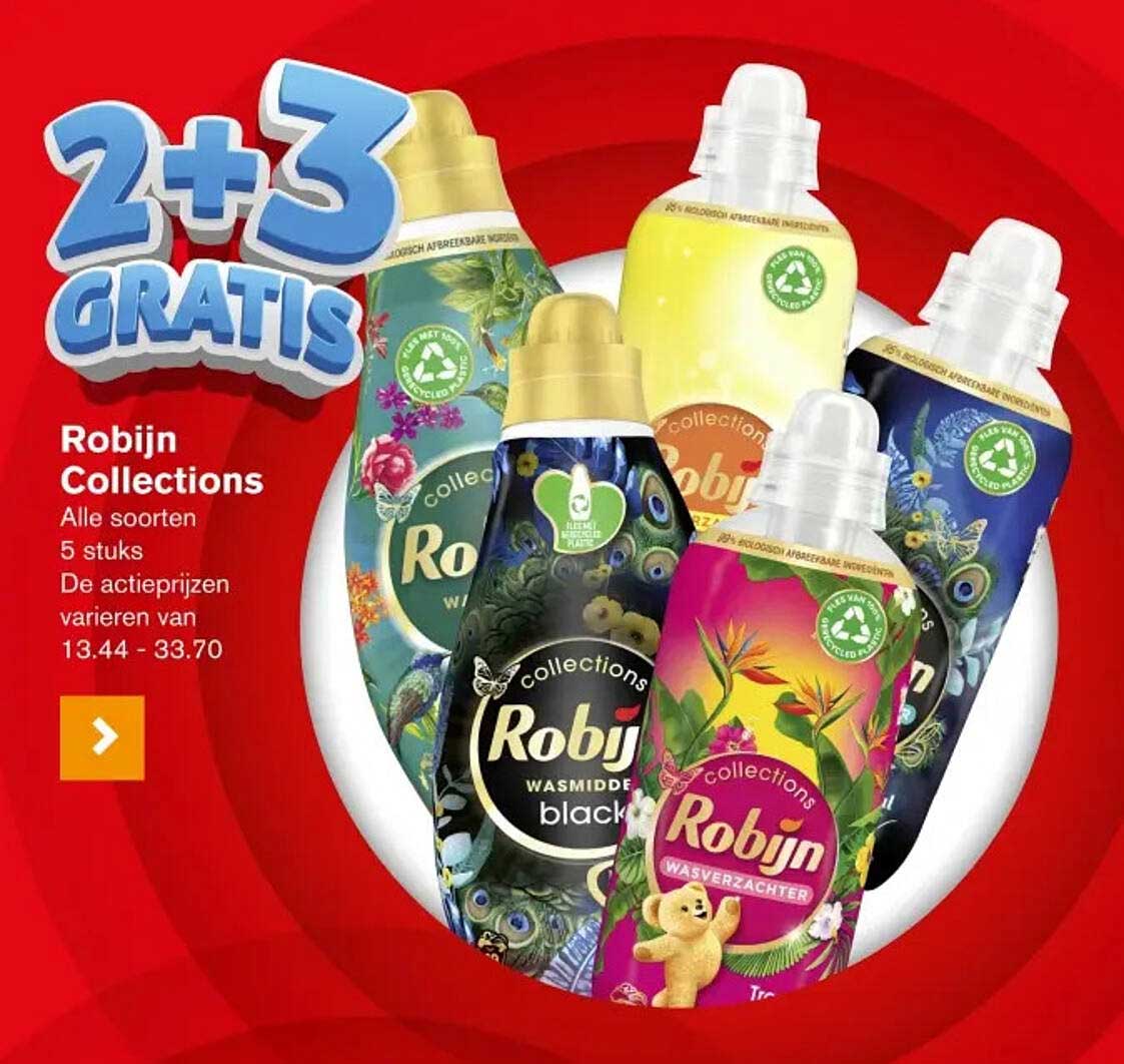 Robijn Collections aanbieding bij Hoogvliet