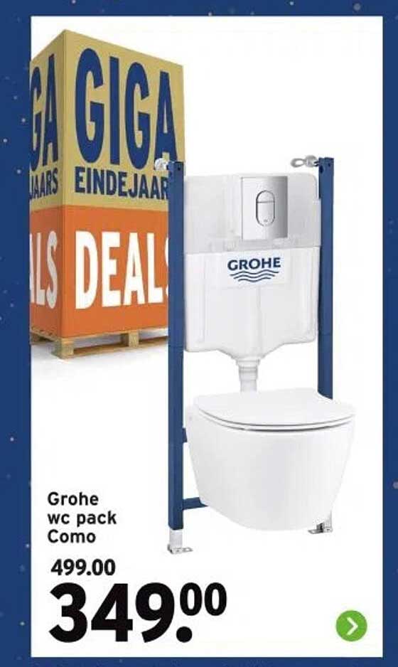 Grohe Wc Pack Como Aanbieding bij GAMMA - FolderFeest.nl