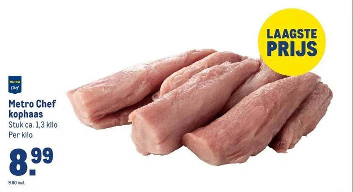 Metro Chef Kophaas Aanbieding bij Makro - FolderFeest.nl
