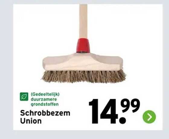 Schrobbezem Union Aanbieding bij GAMMA - FolderFeest.nl