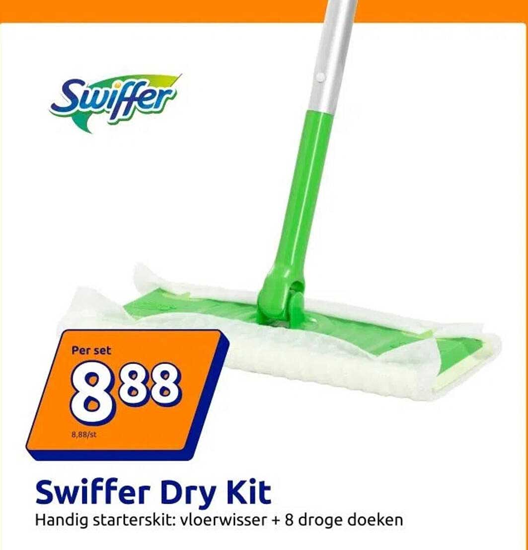 Swiffer Dry Kit Aanbieding bij Action - FolderFeest.nl