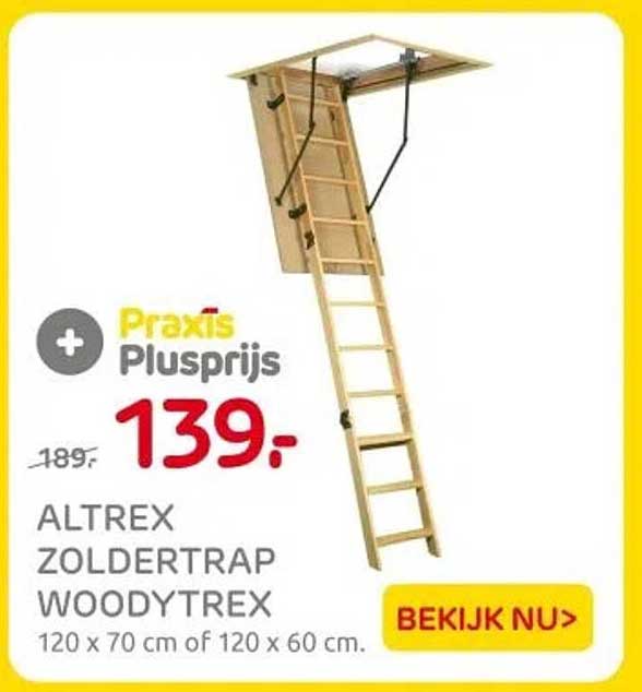 Altrex Zoldertrap Woodytrex aanbieding bij Praxis