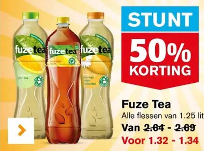 Fuze Tea aanbieding bij Hoogvliet