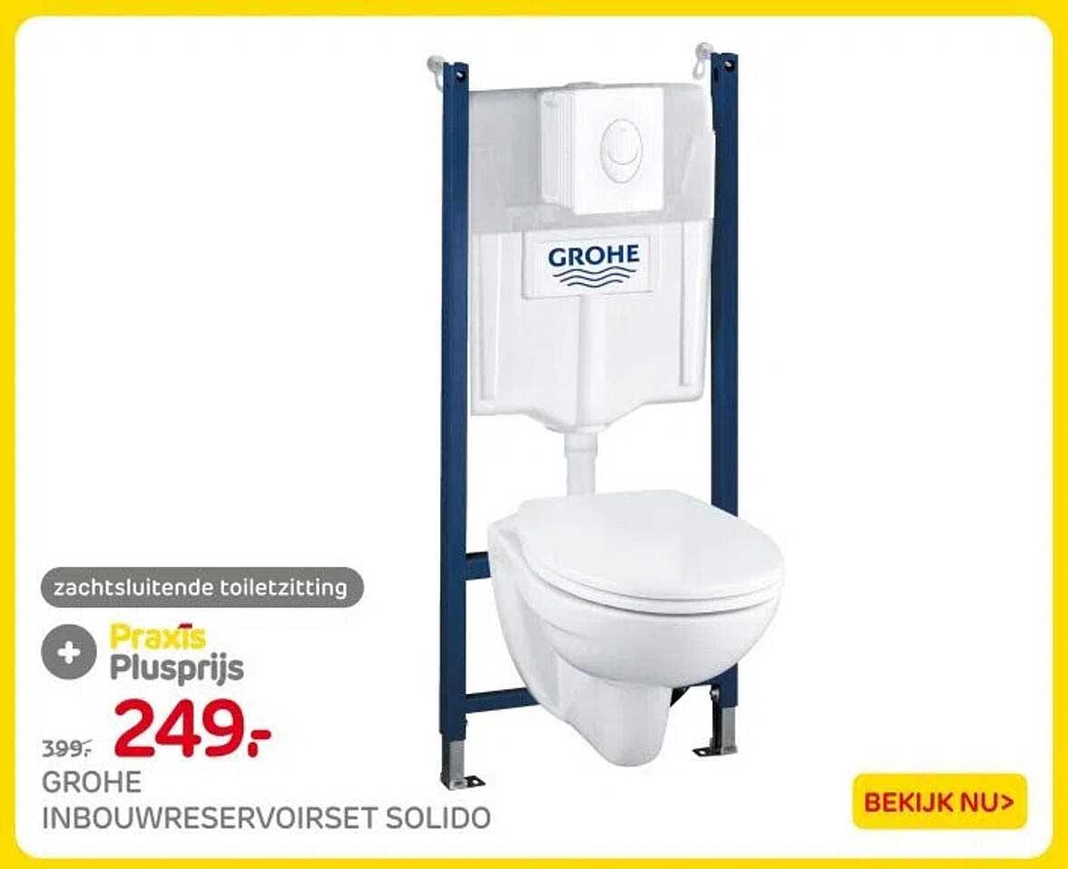 Grohe Inbouwreservoirset Solido Aanbieding bij Praxis - FolderFeest.nl