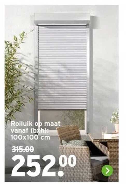 Rolluik Op Maat Vanaf (Bxh): 100X100 Cm aanbieding bij GAMMA