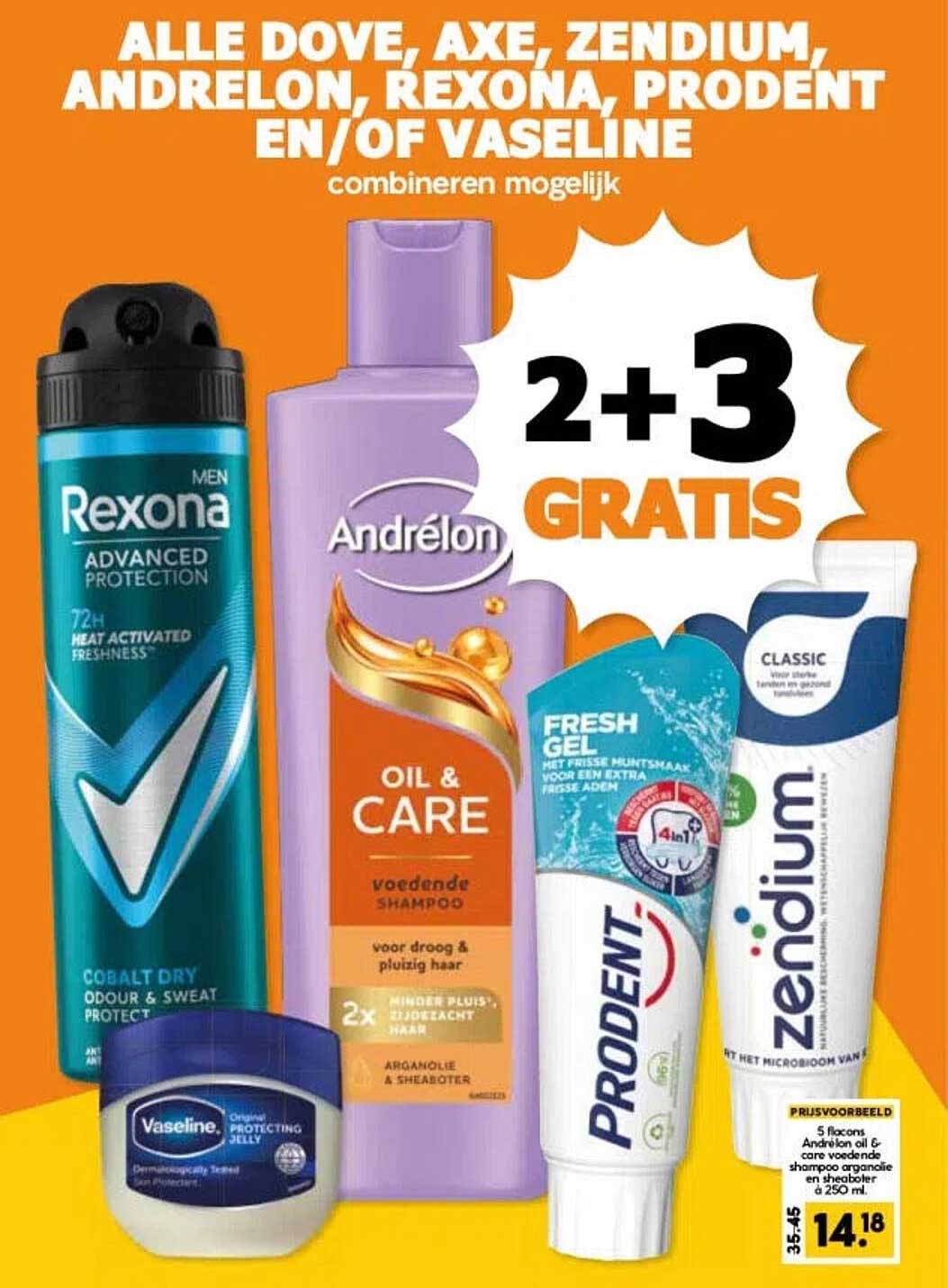 Alle Dove, Axe, Zendium, Andrélon, Rexona, Prodent En/Of Vaseline ...