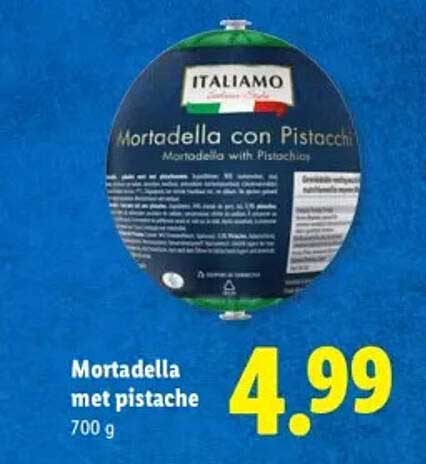 Mortadella Met Pistache Aanbieding bij Lidl - FolderFeest.nl