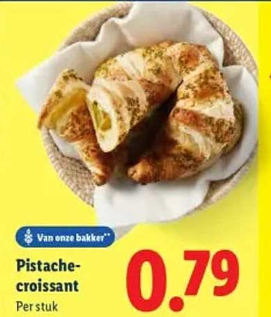 Pistache-Croissant Aanbieding bij Lidl - FolderFeest.nl