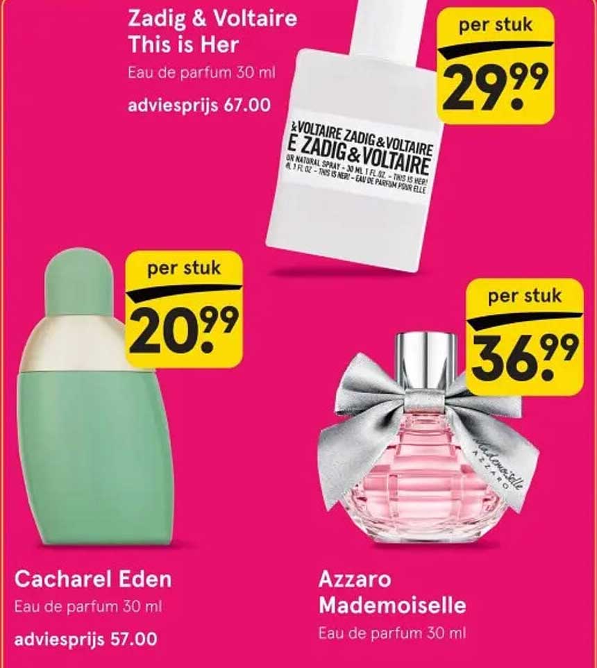 Zadig & Voltaire This Is Her Eau De Parfum 30 Ml Aanbieding bij Etos ...