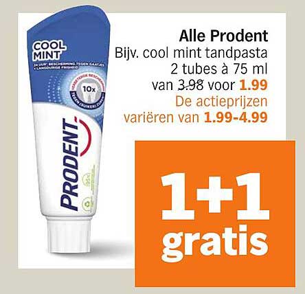 Alle Prodent Aanbieding bij Albert Heijn - FolderFeest.nl