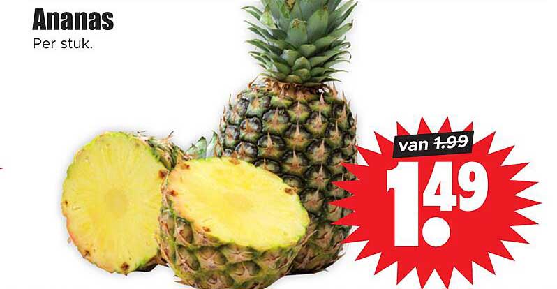 Ananas Aanbieding bij Dirk - FolderFeest.nl