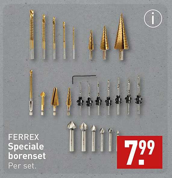 Ferrex Speciale Borenset Aanbieding bij ALDI - FolderFeest.nl