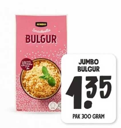 Jumbo Bulgur Aanbieding bij Jumbo - FolderFeest.nl